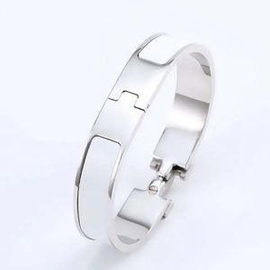 Jewelry | New Luxe White And Silver Letter H Bangle Bracelet | Poshmark